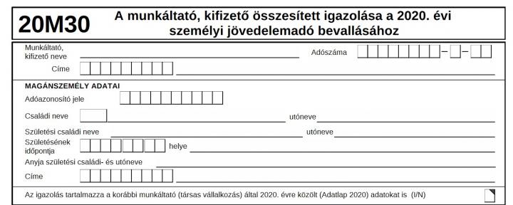 Mi az az M30-as nyomtatvány a NAV-nál?- HR Portál